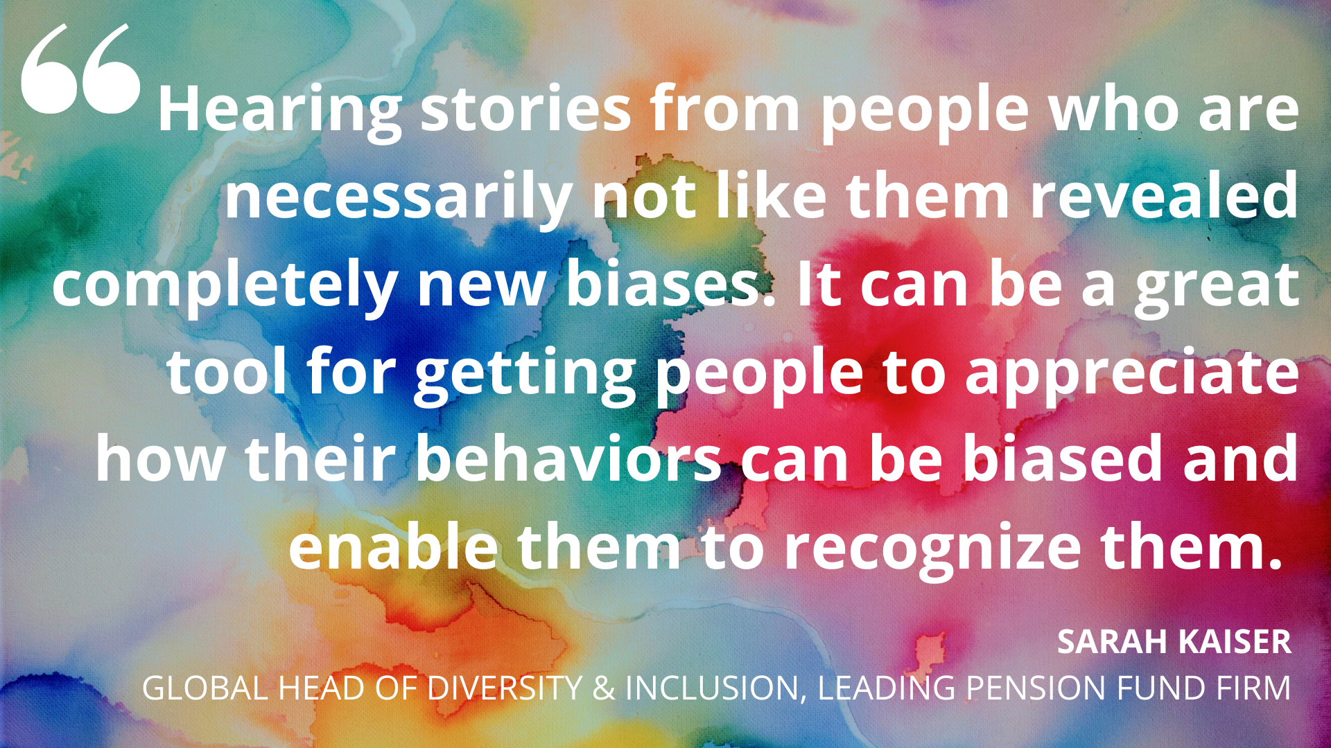 If unconscious bias training doesn’t work, what’s the alternative?